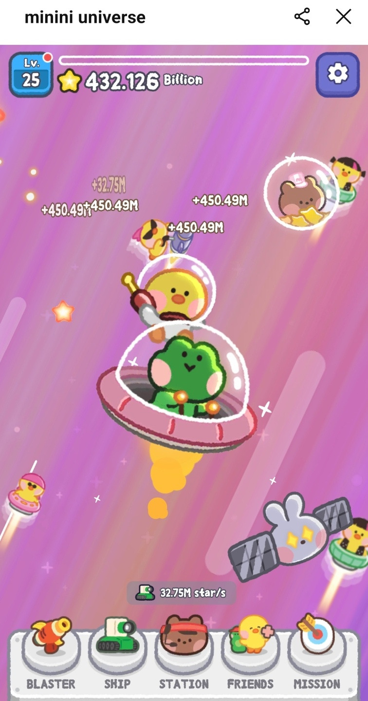 🔥 라인에서 지금 mini Dapp 프로젝트를 진행중입니다 >>> 첫 게임 Minini universe, Tap to earn ...