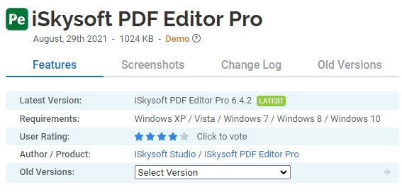 iSkysoft PDF Editor Pro 무료 다운로드