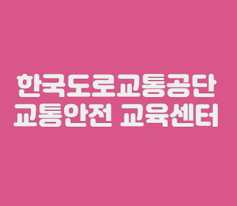 한국도로교통공단 교통안전 교육센터 (https://trafficedu.koroad.or.kr/)