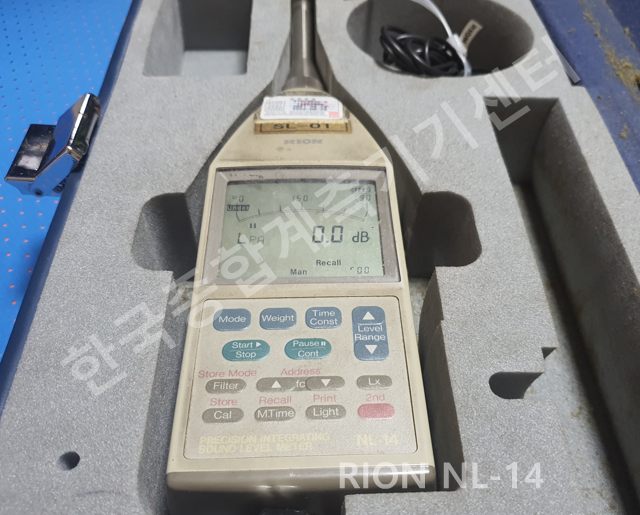 RION NL-14 SOUND LEVEL METER 소음계 수리