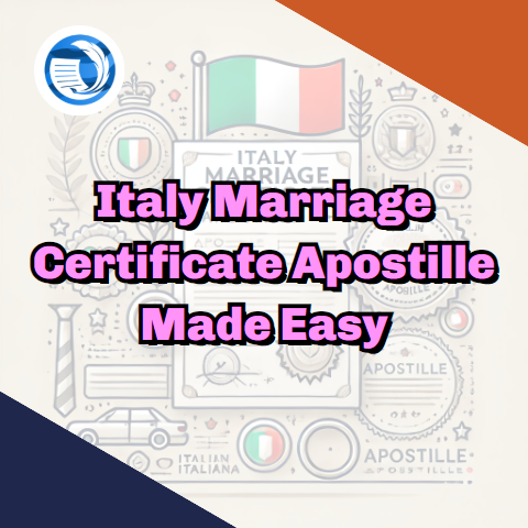 Italy Marriage Certificate Apostille Made Easy