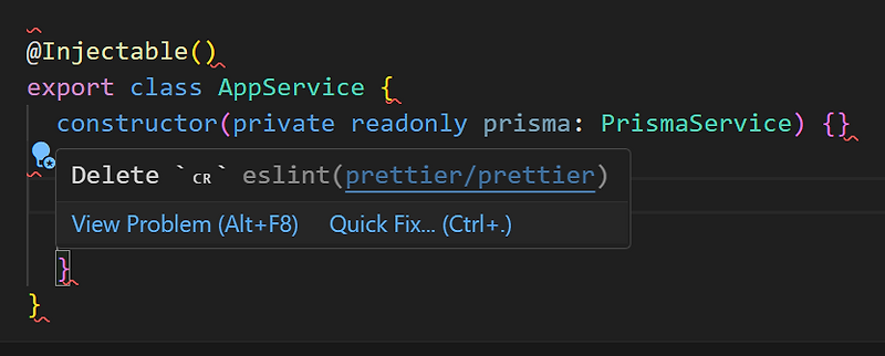 Windows Eslint Delete `␍` Prettier Prettier 에러출처 Stack94