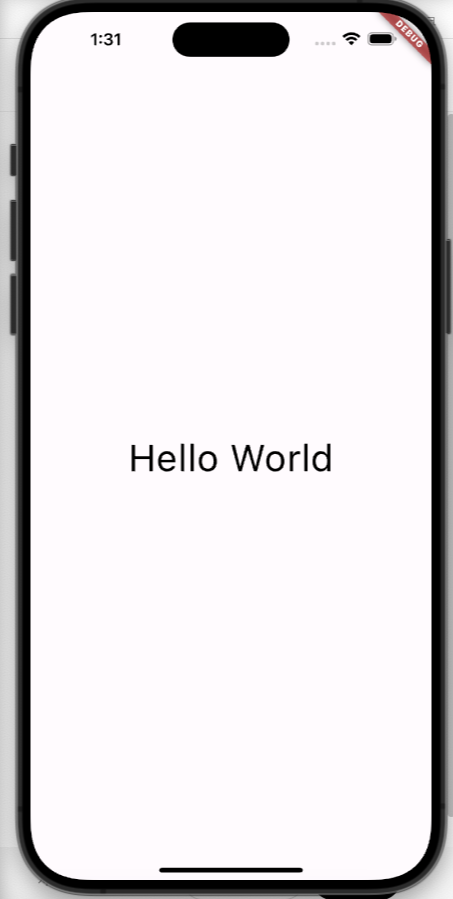 [Flutter] Hello World 출력해 보기