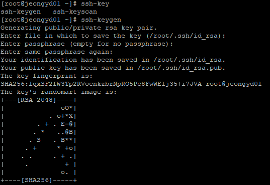 JeongYD :: [Linux] RHCSA ssh-keygen