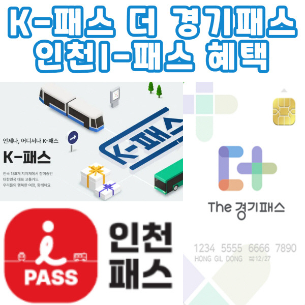 k패스 신청하고 더경기패스, 인천아이패스 추가혜택 받기[Kpass카드 서울 기후동행카드 비교]