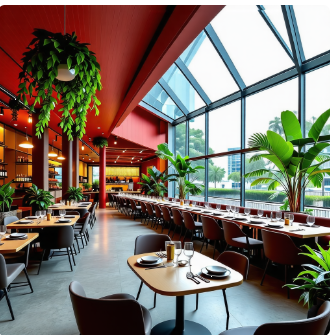 독일 Cube Restaurant 현대적인 디자인과 요리로 유명한 레스토랑