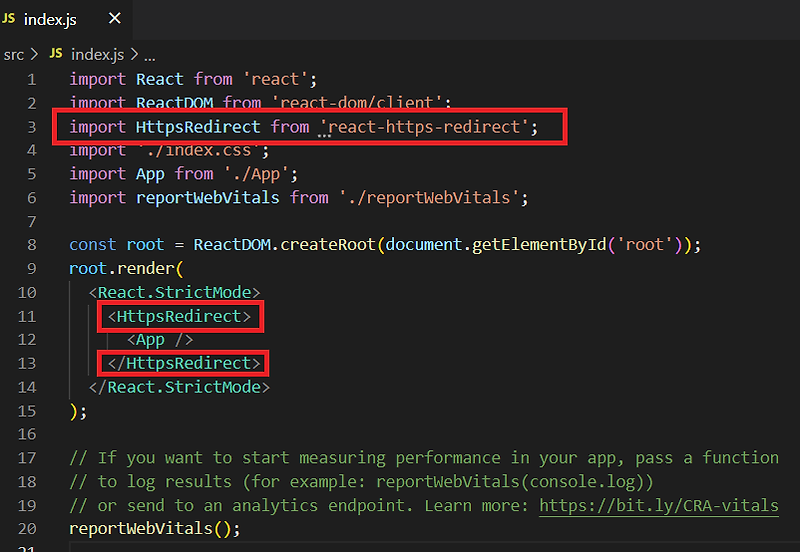 [react.js] http 요청을 https로 redirection 하는 방법 :: 재밌는 Coding