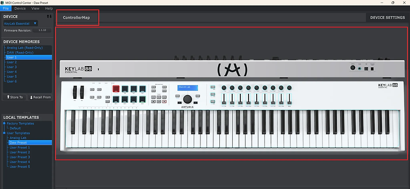 Arturia MIDI Control Center MANUAL 05 [Controller Maps ...