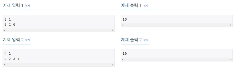 [Python] 백준(15903) 카드 합체 놀이