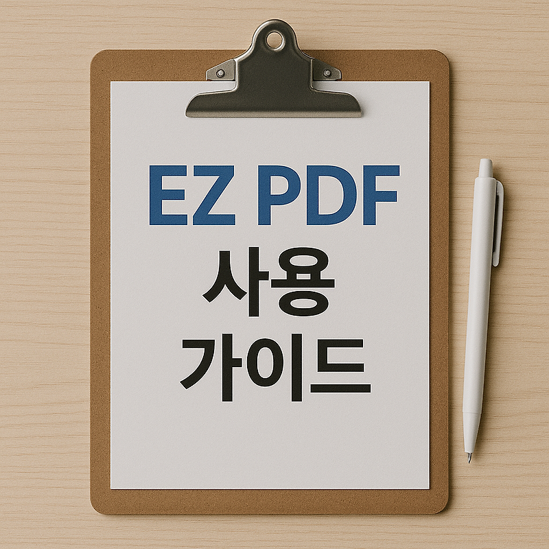 EZ PDF Editor 사용 가이드