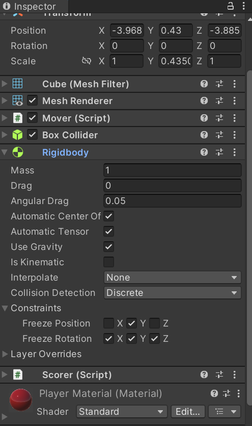 Unity(5) - Collsion 충돌