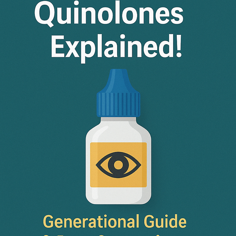 👁 Quinolone Eye Drops – The Go-To Antibiotics in Ophthalmology
