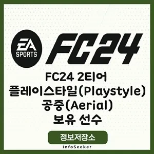 FC24 2티어 플레이스타일(Playstyle) 공중(Aerial) 보유 선수