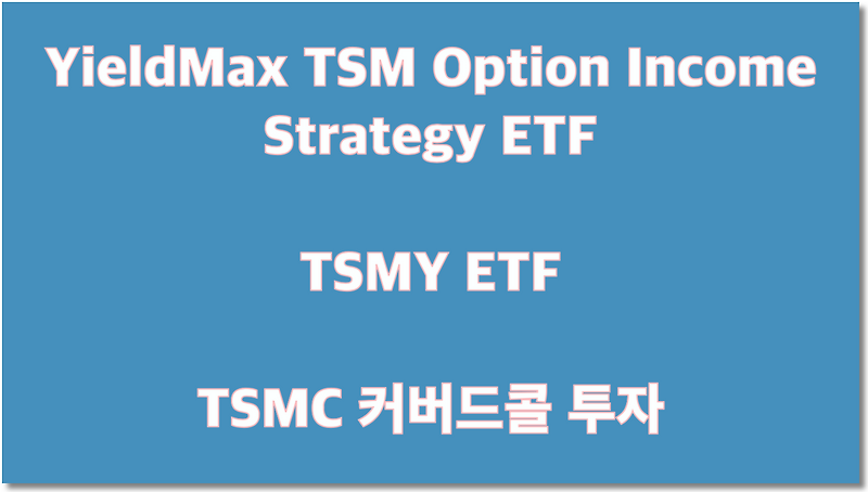 TSMY ETF - TSMC 커버드콜 투자