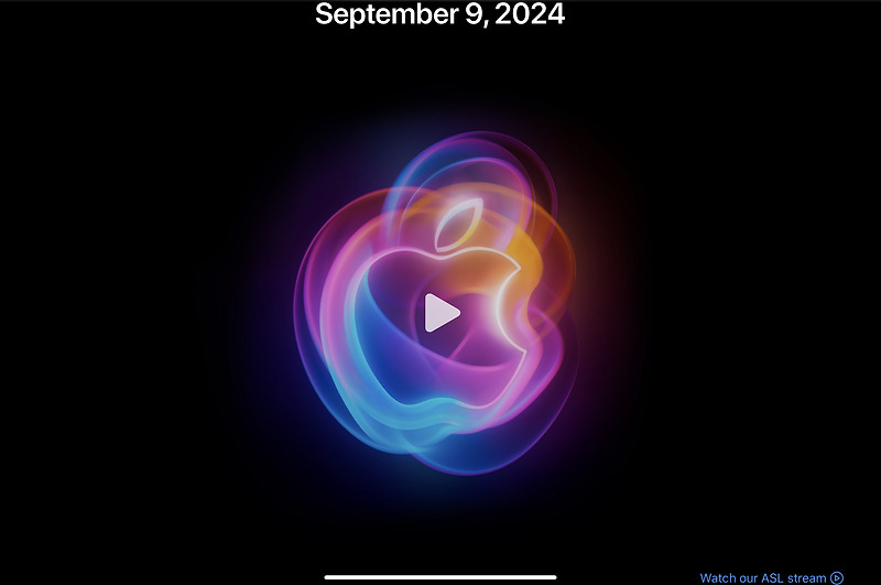 ONE MAN'S DREAM ..... :: [2024/09/10] ..... Apple Event