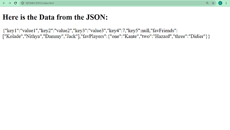 What is JSON File