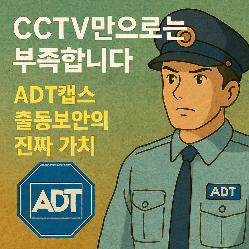 CCTV만으로는 부족합니다 – ADT캡스 출동보안의 진짜 가치 :: JUNEMONEY LAB – 현장과 콘텐츠 사이