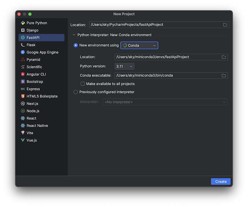 [Python] FastAPI 프로젝트