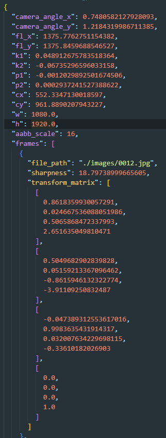 'Colmap' implementation method in only python scripts