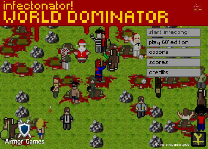 [flash]좀비바이러스(Infectonator World Dominator) :: 가메톡메이플