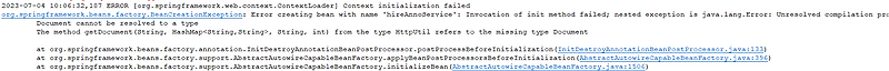 [Java] BeanCreationException : Error creating bean with name 에러 :: IT's H.H