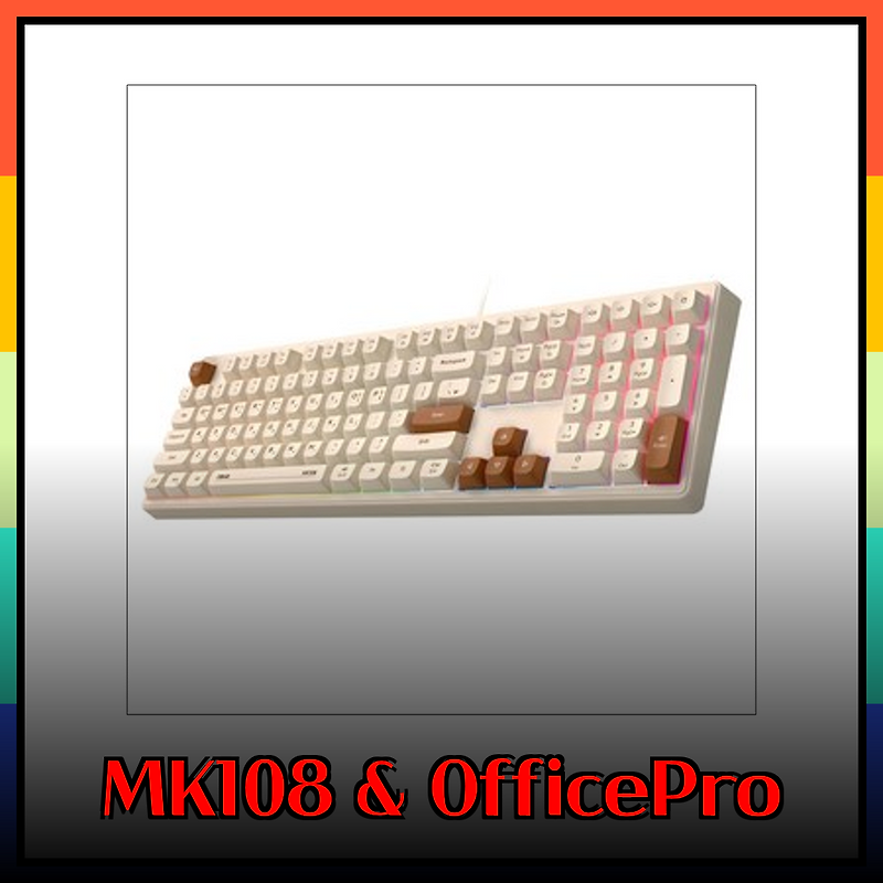 조용한 작업 환경을 위한 최고의 저소음 무선 키보드 추천: 앱코 MK108 & 지클릭커 오피스프로 비교분석