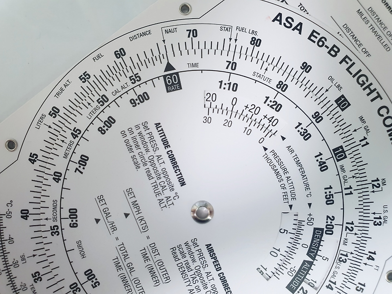 E6B Flight Computer 사용법! -2편-