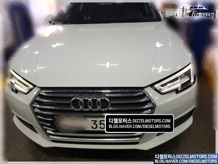 아우디 A6/엔진체크등 점등 증상 방문-DPF 탈거 클리닝,EGR 쿨러 클리닝,BBN 카본 수소 클리닝