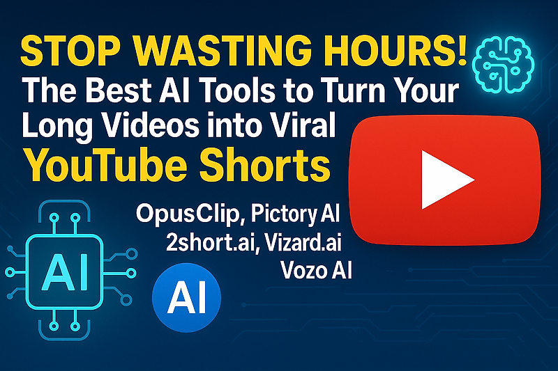 Stop Wasting Hours! The Best AI Tools to Turn Your Long Videos into Viral YouTube Shorts ...