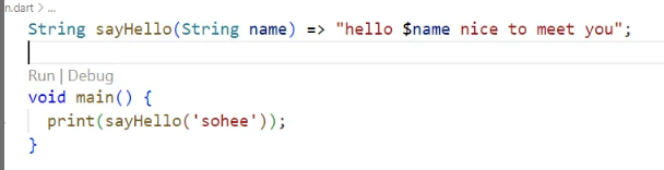 [Dart] named Parameters