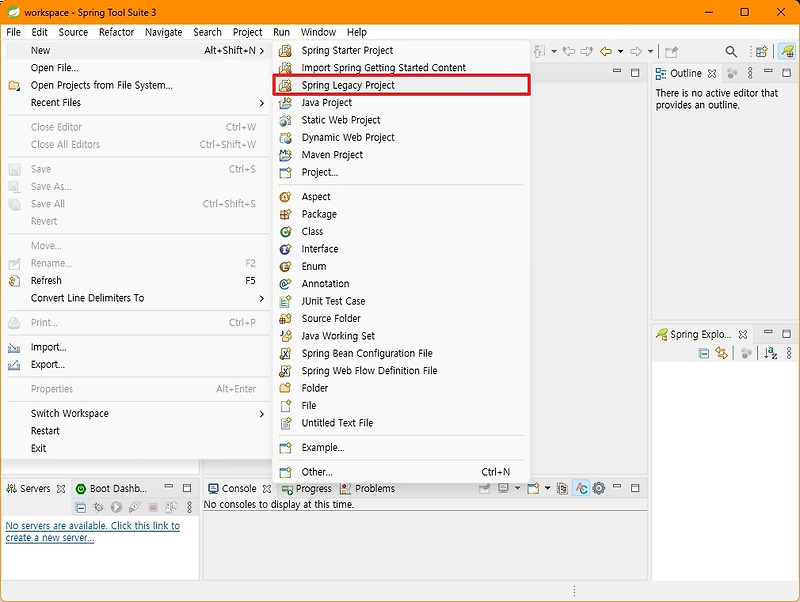 [STS] STS 3.9.17 Spring MVC 프로젝트 생성
