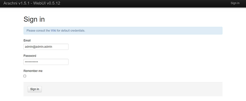 [Web] Arachni Scanner 웹 취약성 진단 Tool — HS_dev_log