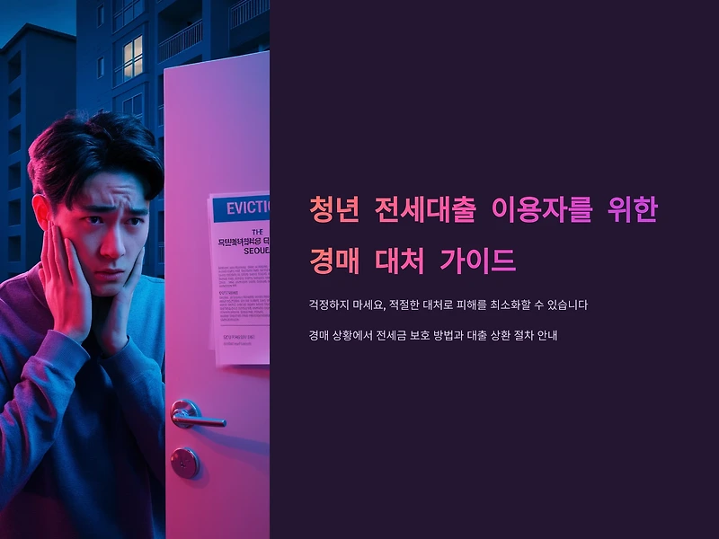 주택이 경매에 넘어간 경우 청년 전세대출 상환 방법 Sleep Girl 님의 블로그 2361