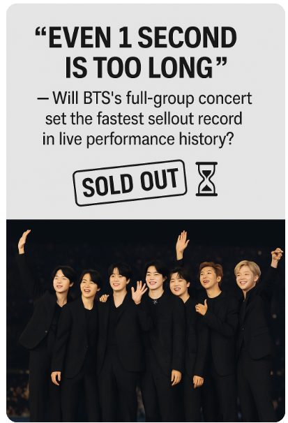 "Even one second is too long" — Will BTS’s full-group concert break the ...