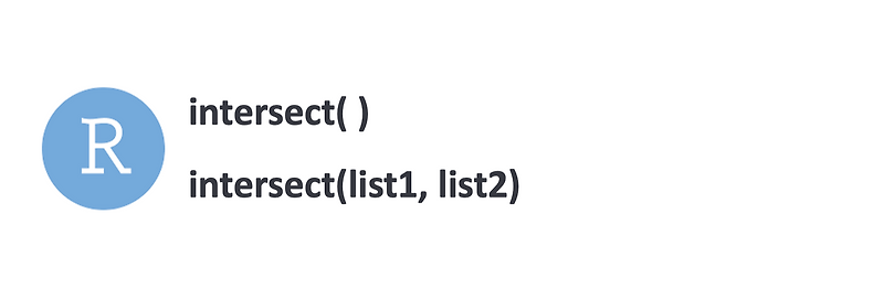 [R] intersect() 함수 (데이터 공통 요소 찾기)