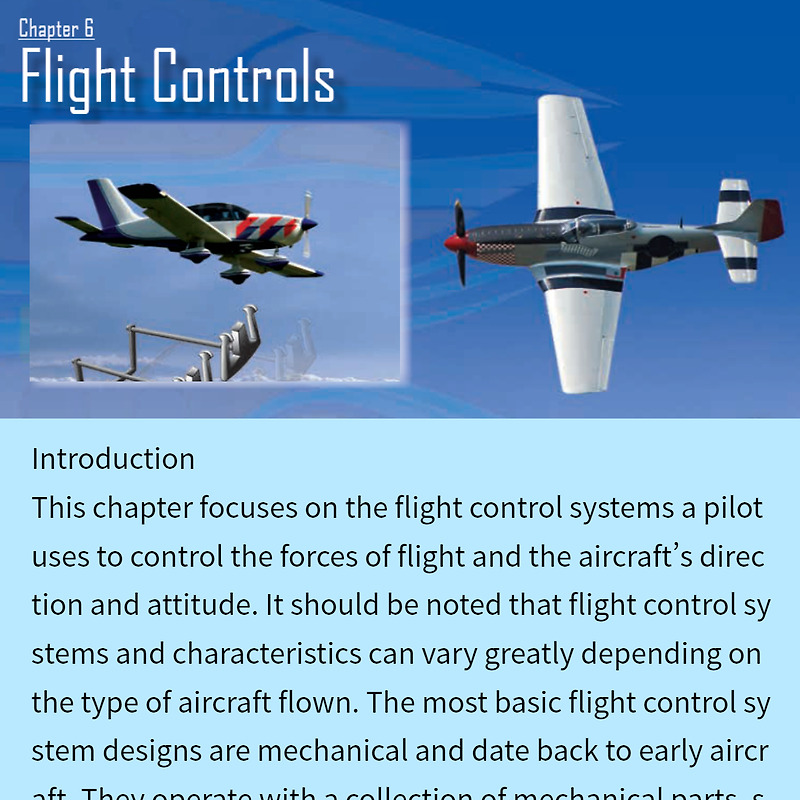 PHAK Chapter 6-1 Flight Controls