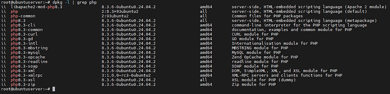 우분투 APACHE2 + PHP8 + MariaDB 설치