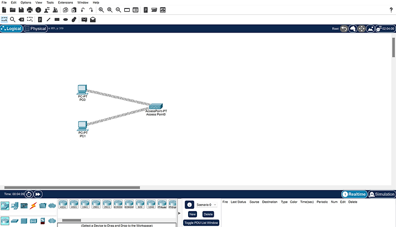 Cisco Packet Tracer: Simple Access Point Config