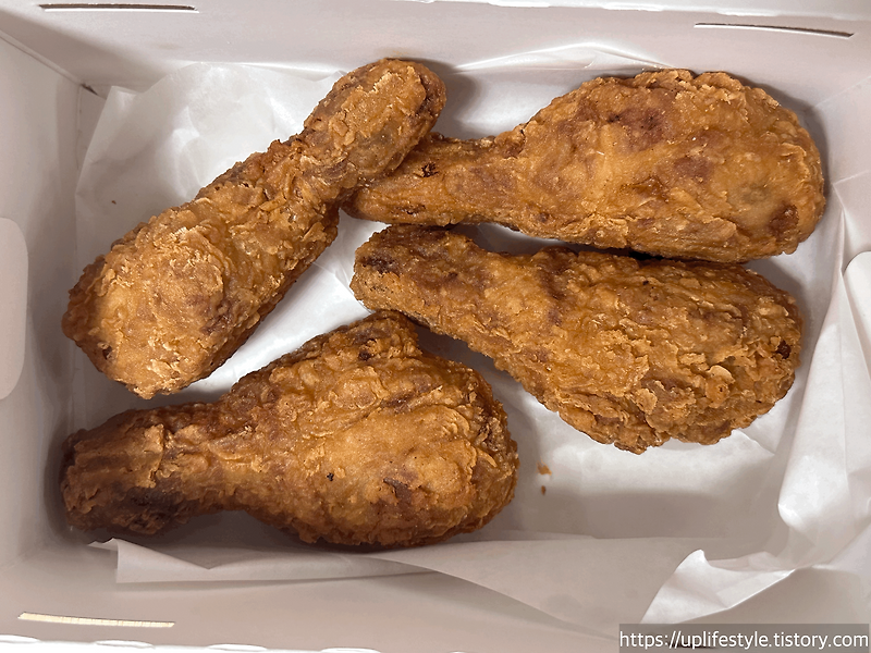 롯데리아 치킨다리 하프팩_포테이토외 1건 - 배달오배송과 이런저런 이야기