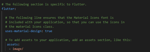 [flutter] 에러 : Expected a key while parsing a block mapping.