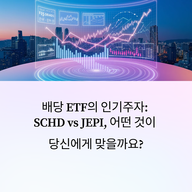 배당 ETF 최강자의 자리는? SCHD vs JEPI 제 선택은?