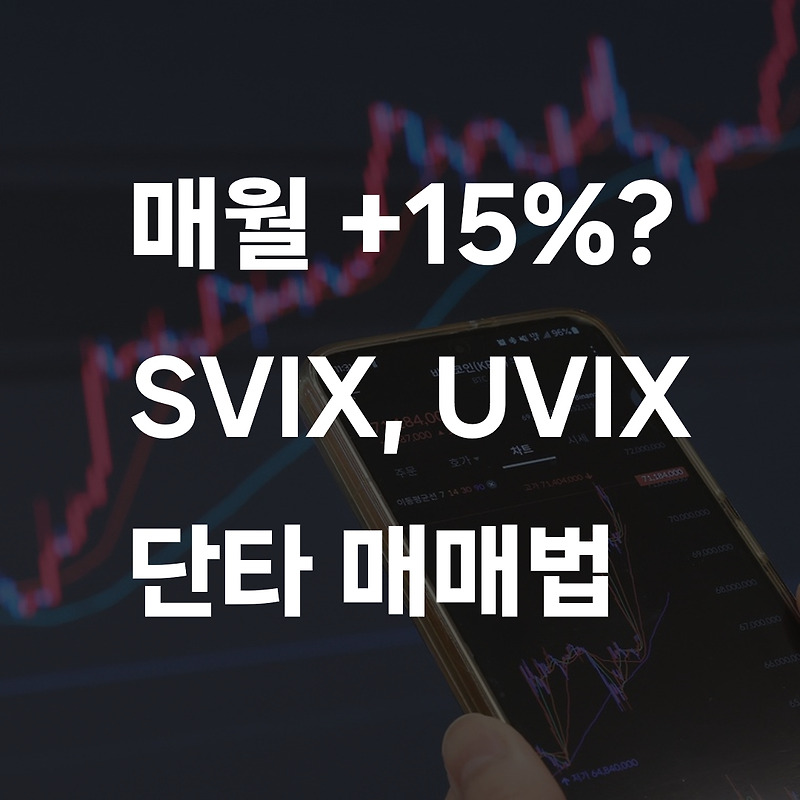 매월 +15%? SVIX, UVIX를 활용한 '단타 매매법' 완전 분석