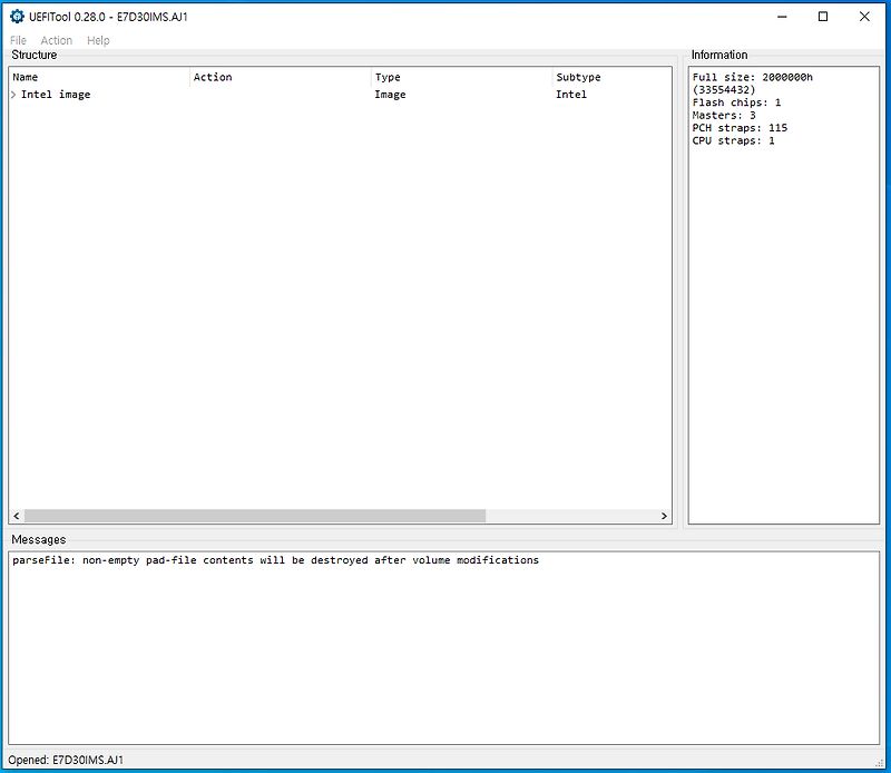 UEFITool을 사용하여 Bios 부팅 로고 변경