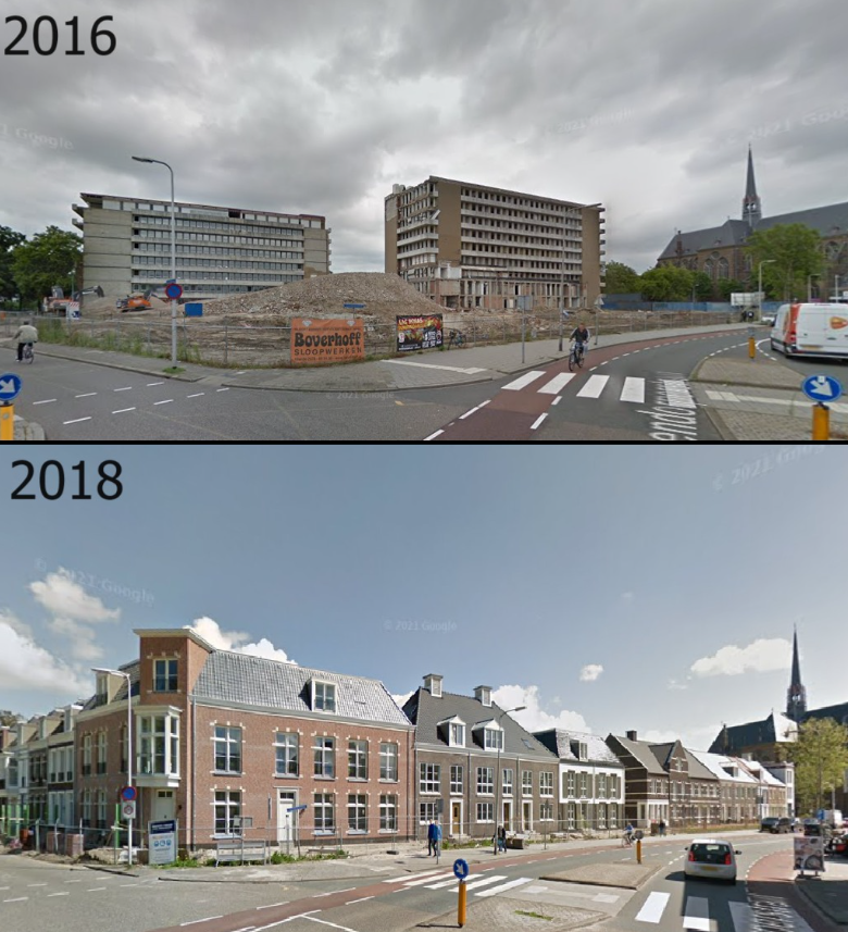 An example of block regeneration in Zwolle, Netherlands