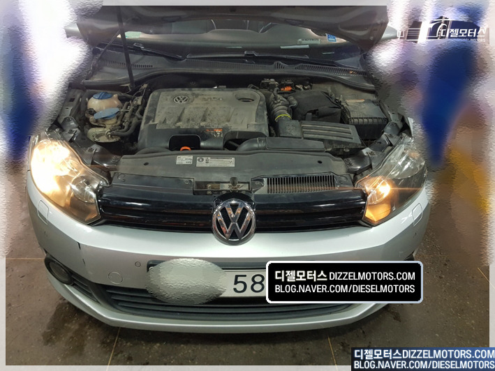 폭스바겐 골프/클리닝 셋트 작업 방문-인젝터 클리닝,흡기 클리닝,밸브 클리닝,DPF 탈거 클리닝,BBN 카본 수소 클리닝