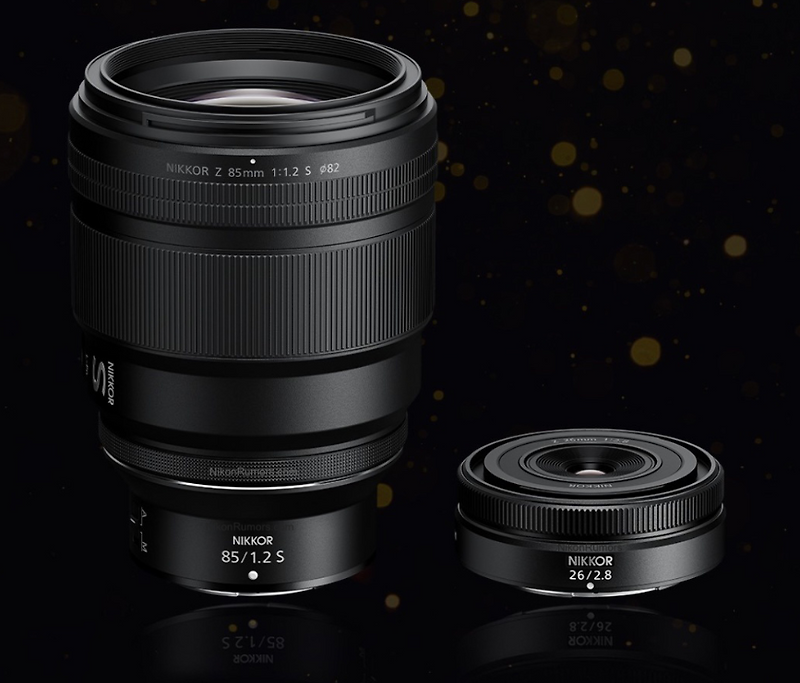 니콘 Nikon Z26mm f2.8 / Z85mm F1.2