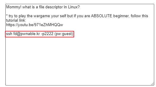 (Pwnable.kr) [Toddler's Bottle] fb