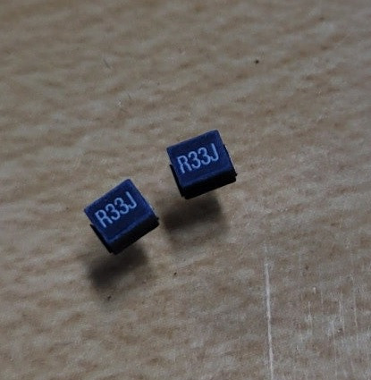 330nH-J. 0.33uH-J. R33J Marking Code. Size:3225(1210). 330nH-5%. 0.33UH ...