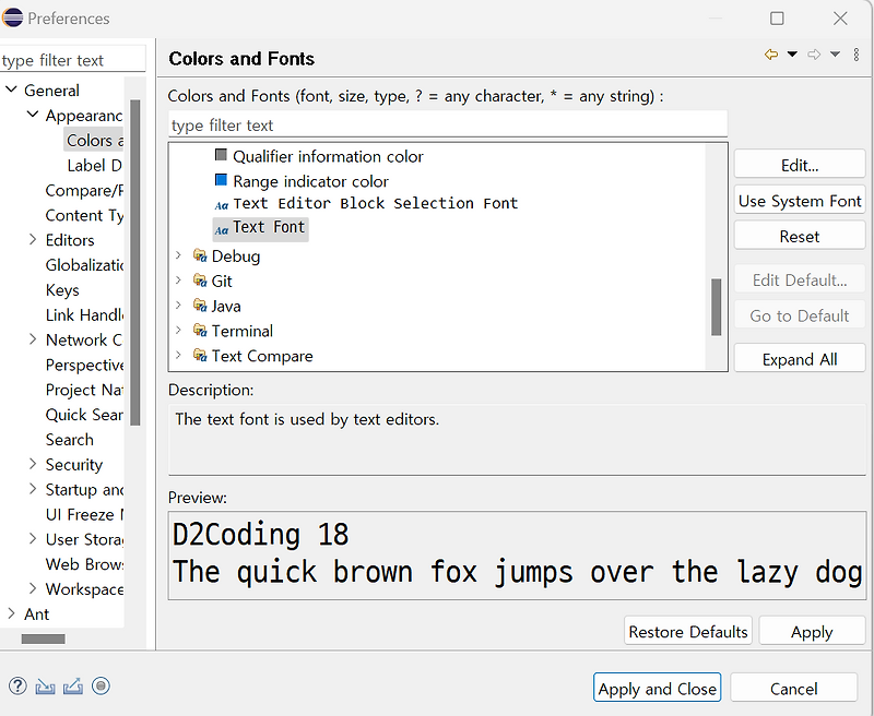 #1-1 Java 공부 eclipse 설정